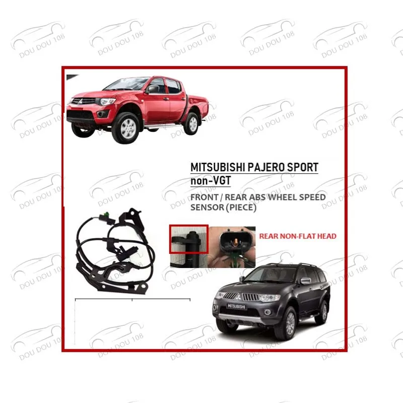 ABS-Wheel-Speed-Sensor-Front-Rear-Left-Right-For-Mitsubishi-L200-Triton ...