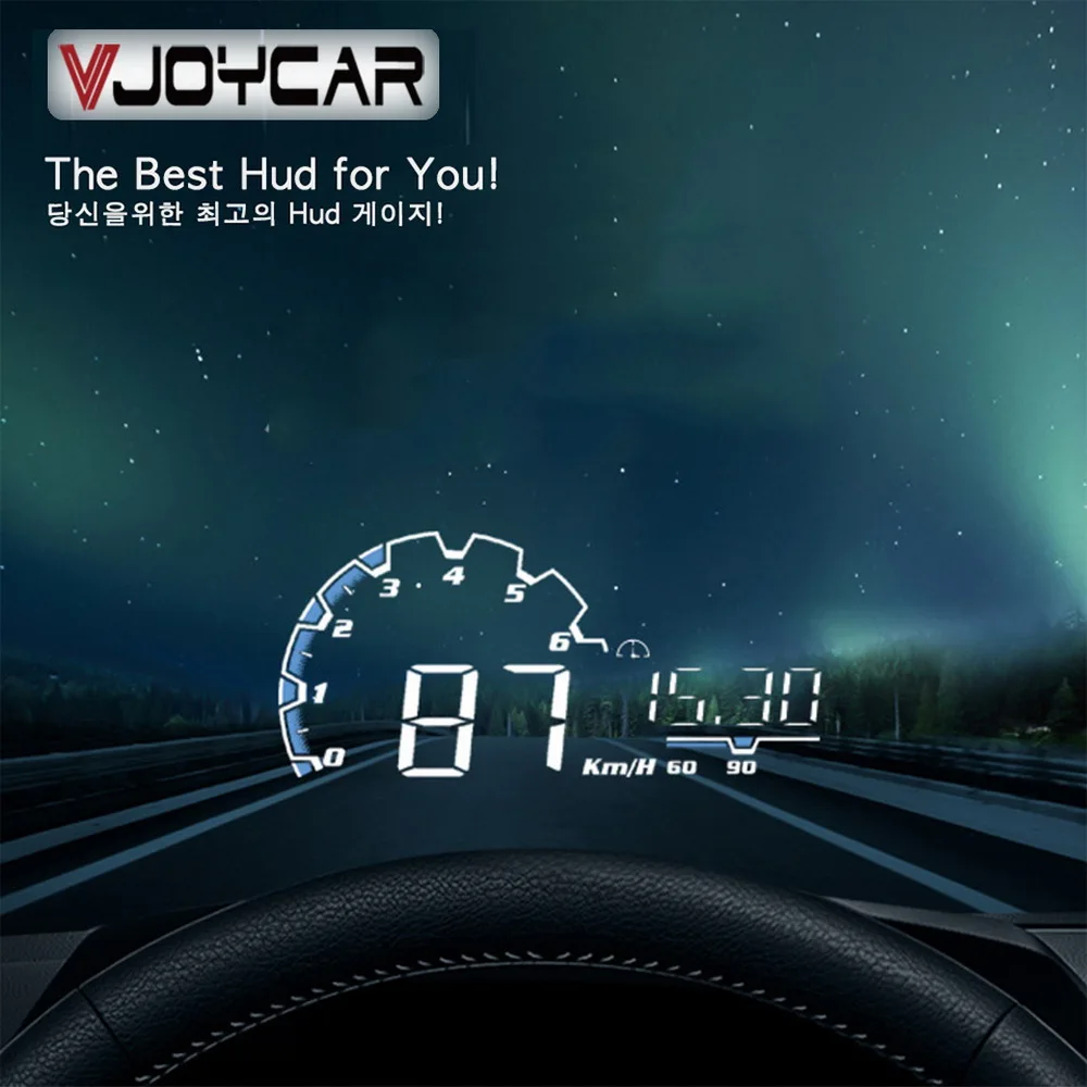 New 5.8" A8 Car Hud Head Up Display And 5.3" Obd2 Display Led ...