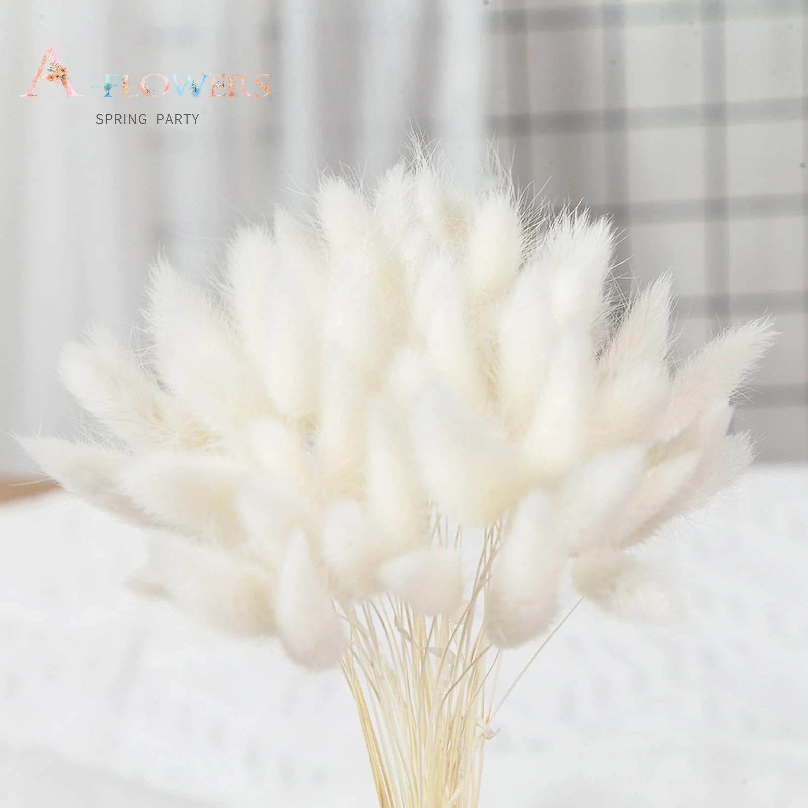 Cute-Rabbit-Tail-Grass-Bunches-Wedding-Decoration-Fluffy-Soft-Pampas ...