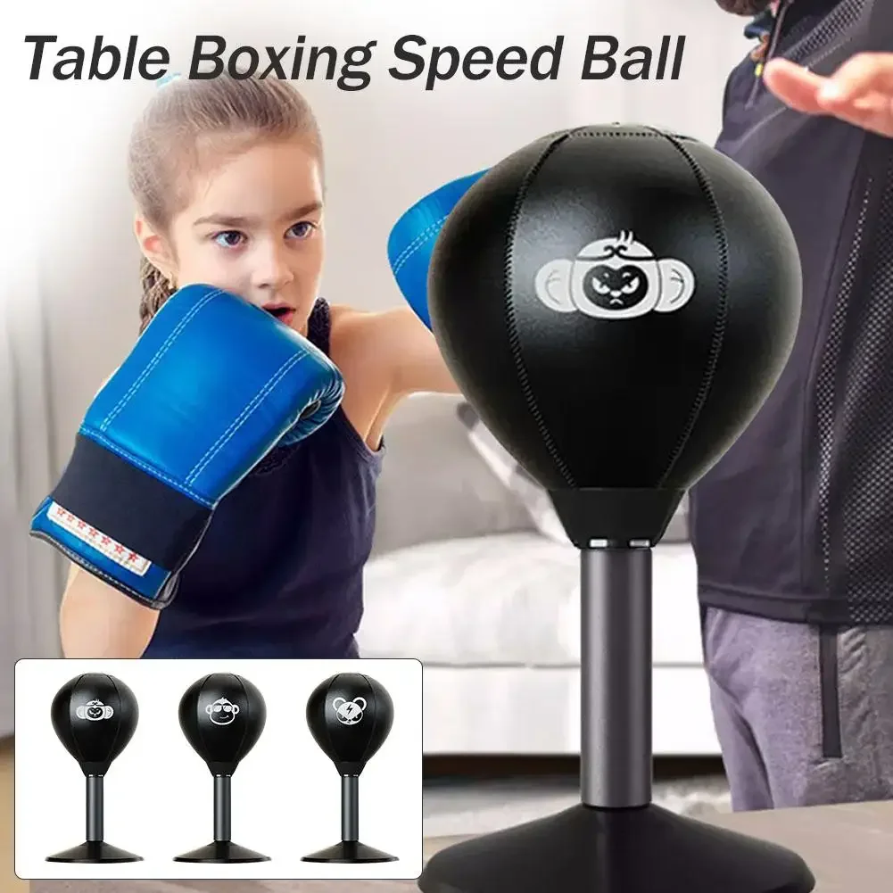 Child-Punch-A-Ball-Desk-Desktop-Speed-Bag-Boxing-Suction-Cup-Compatible ...