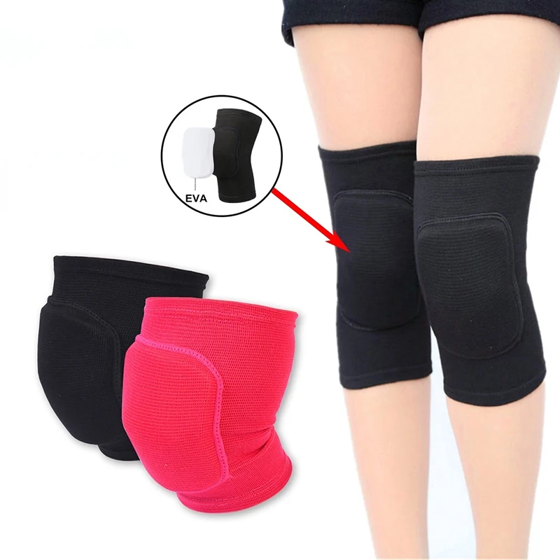1pc Sports Compression Knee Pads Elastic Knee Protector Thickened ...