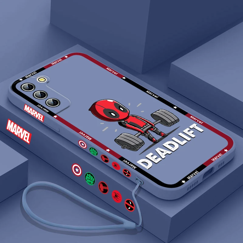 Marvel-Deadpool-Cartoon-Cute-Phone-Case-For-Samsung-Galaxy-S24-S23-S22 ...
