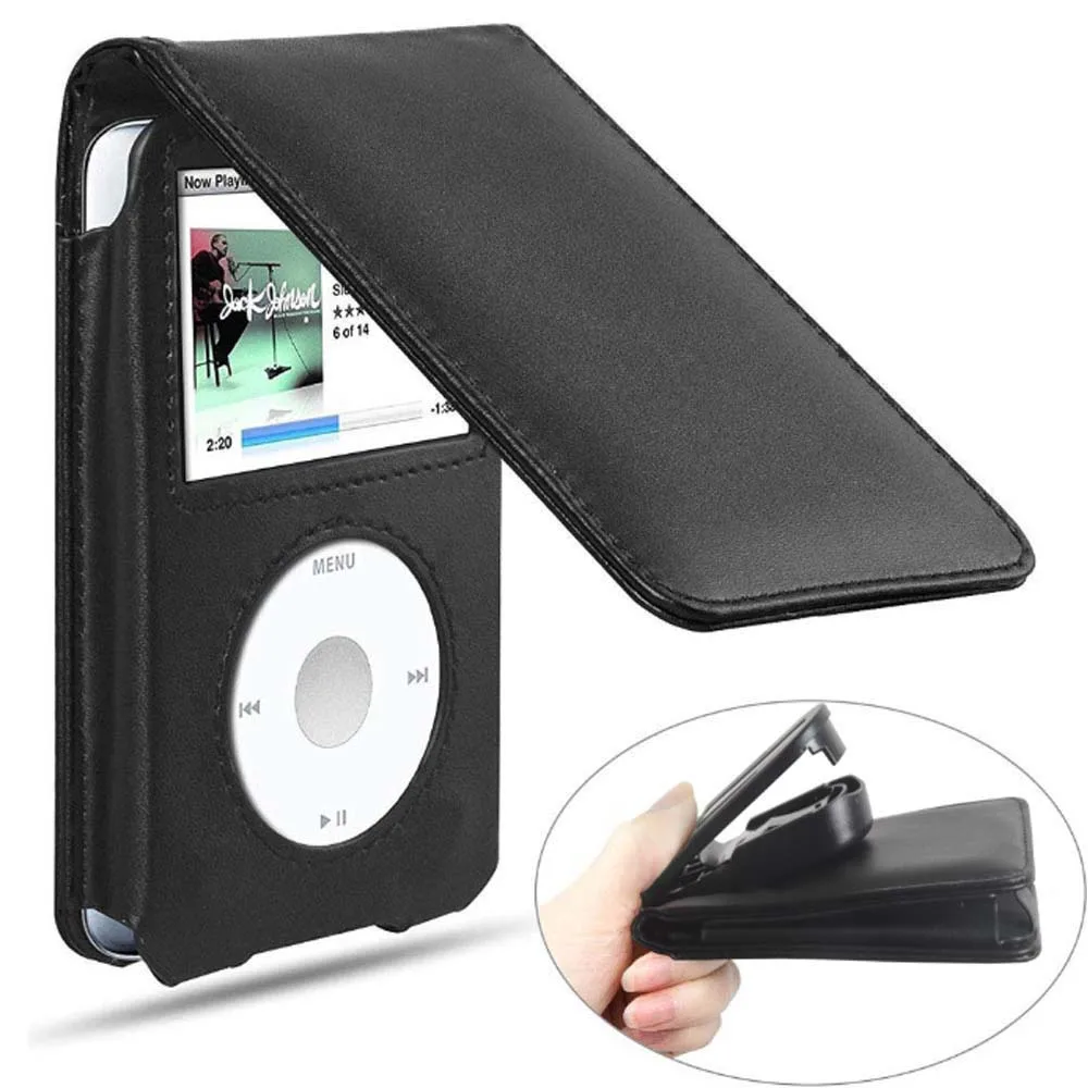 Protective-Leather-Case-Cover-for-Apple-iPod-Classic-80GB-120GB-Thin ...