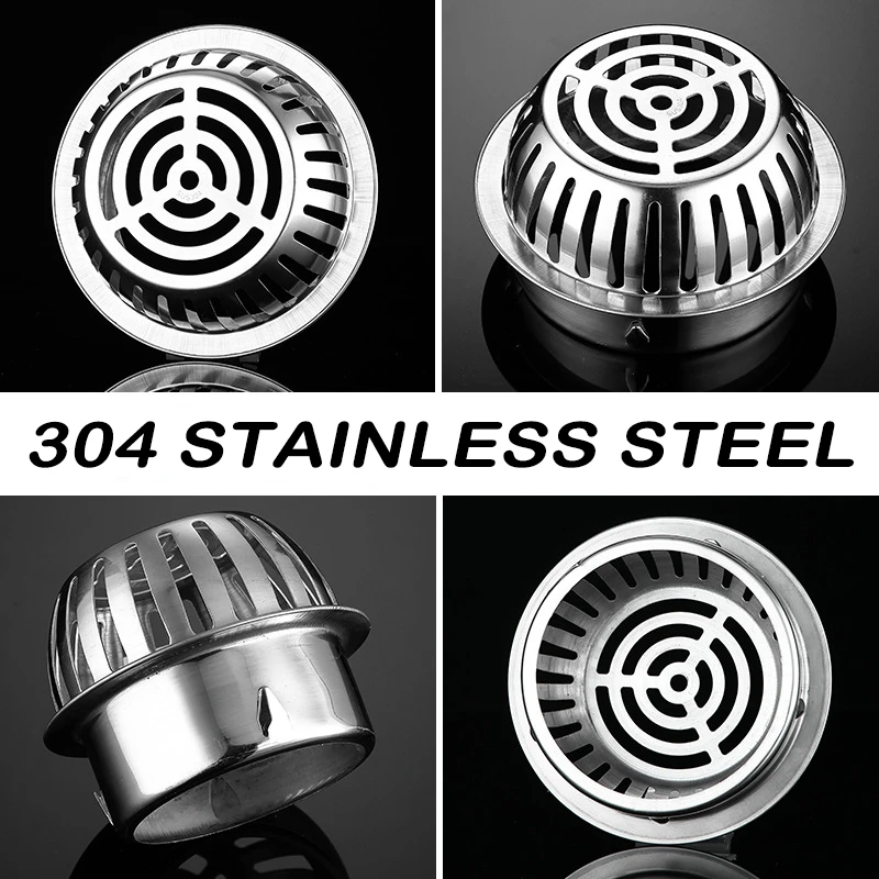 Gutter Guard Strainer Stainless Steel Sink Anti clogging Debris Stopper ...