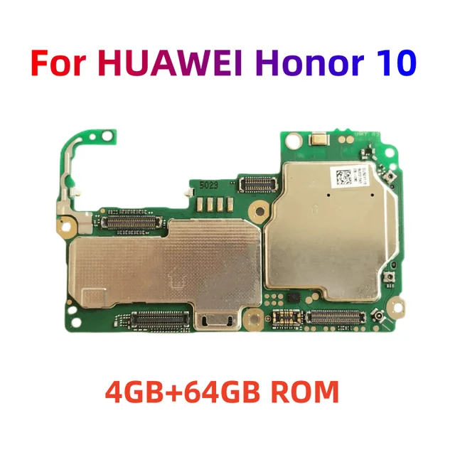 Original Full Working For Huawei Honor 10 Motherboard 6GB RAM 64GB ...