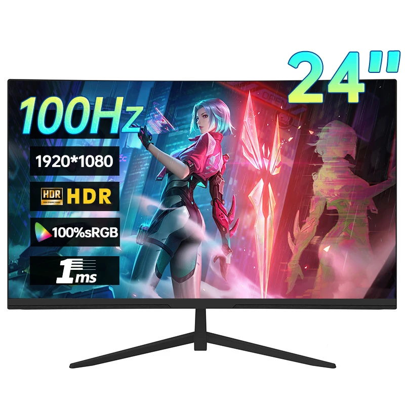 Monitor-de-escritorio-FHD-de-24-pulgadas-100Hz-1920x1080-100-SRGB-1MS ...
