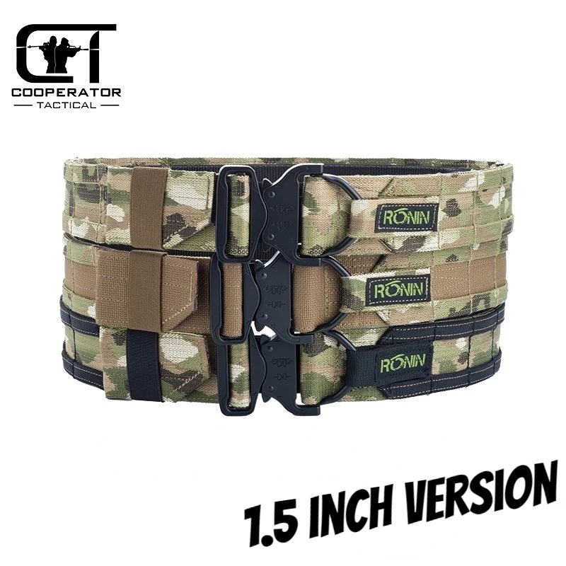 Ronin-Style-1-5-Inch-Combat-Belt-Metal-Cobra-Buckle-Double-Layer-Outer ...