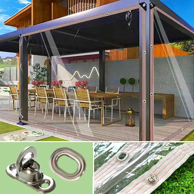 Transparent-Tarpaulin-with-Rotatable-Eyelets-Garden-Pergola-Waterproof ...