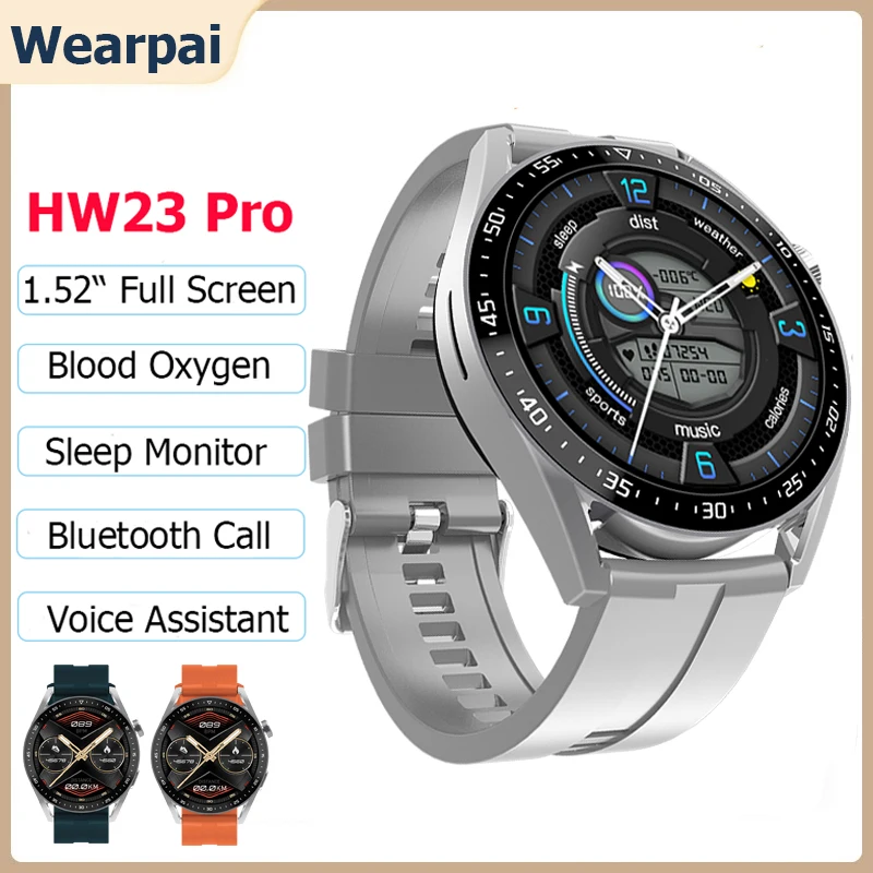 2023 smartwatch hw23 pro bluetooth chamada nfc monitor de freqüência cardíaca das mulheres dos ...