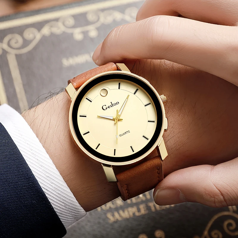 Rel-gio-de-quartzo-de-couro-casual-masculino-rel-gio-de-pulso-elegante ...