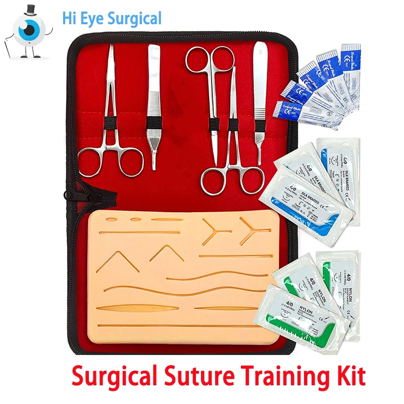 Medical Students Suture Practice Surgical Suture Training Kit Skin ...