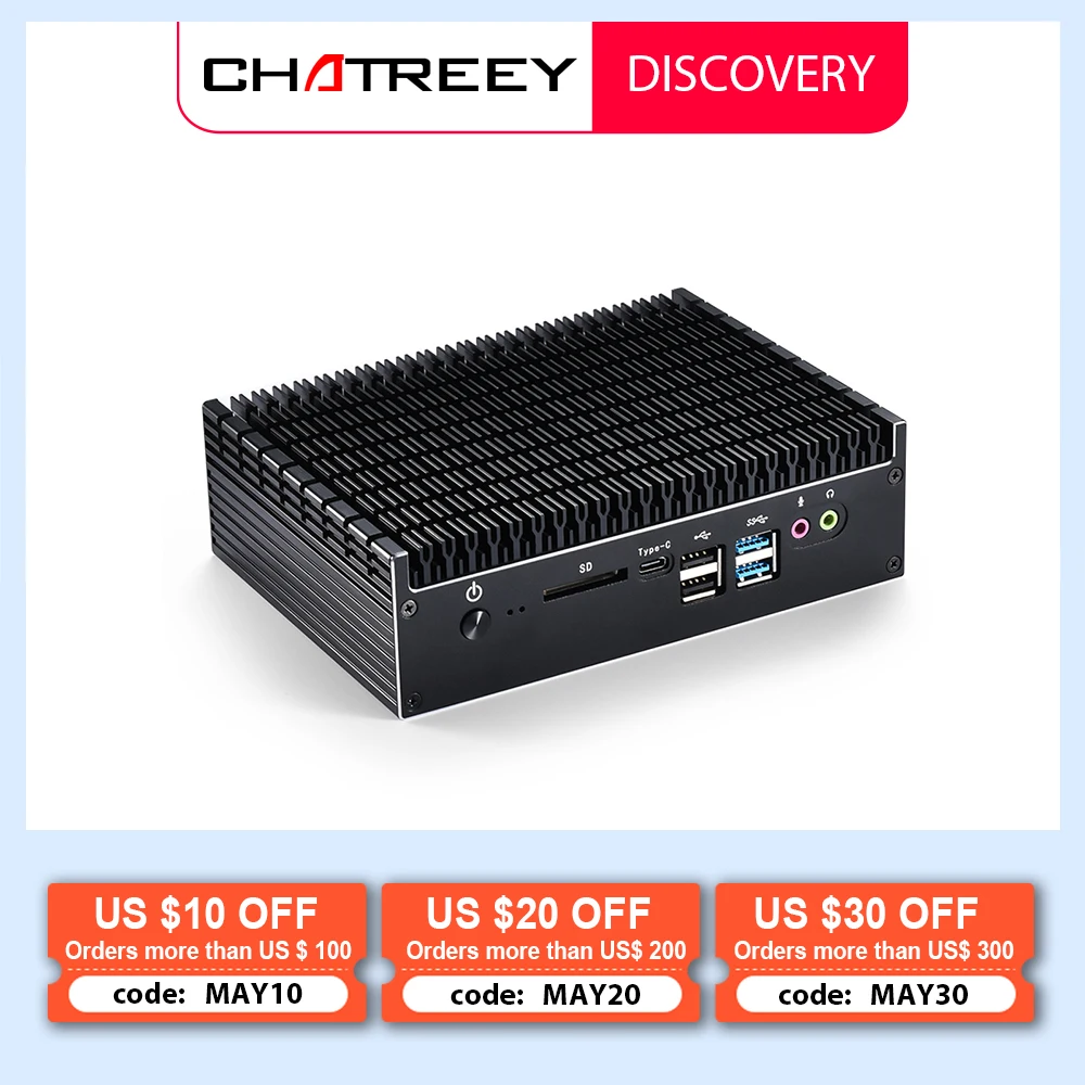 Industrial Pc Fanless Core I5 | Industrial Mini Pc Core I7 | Mini Pc ...