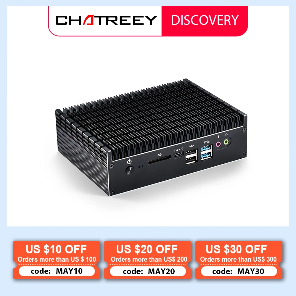 Industrial Pc Fanless Core I5 | Industrial Mini Pc Core I7 | Mini Pc ...
