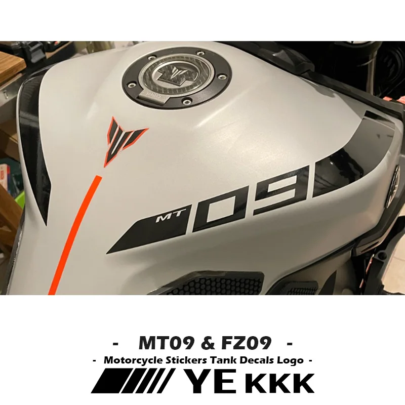 MOTORCYCLE TANK STICKERS For YAMAHA MT09 MT-09 FZ09 FZ-09 2014-2021 New ...