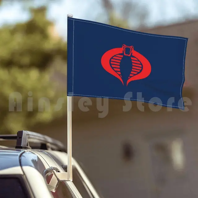 Gi Joe Cobra Logo Flag