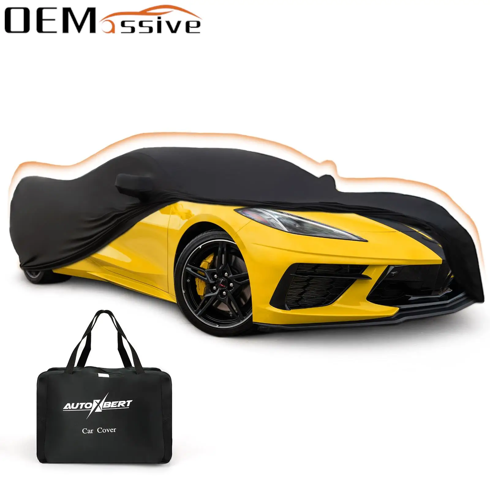 Indoor Sports Coupe 2 door Car Cover Velvet Stretch Dust Proof ...