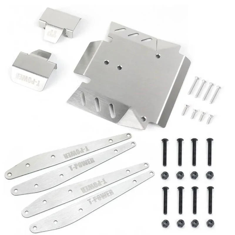 Chassis-armor-metal-skid-plate-stainless-steel-guard-plate-for-1-10rc ...