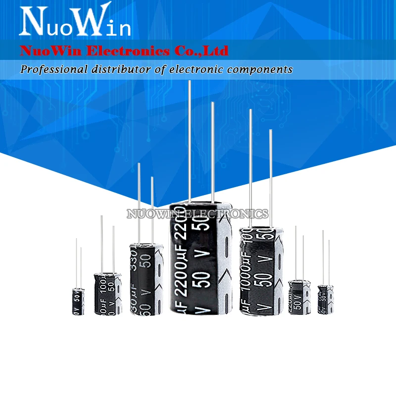 10V/16V/25V/35V/50V/63V/100V/160V/250V/400V/450V Electrolytic Capacitor 0.1UF 150UF 180UF 560UF ...
