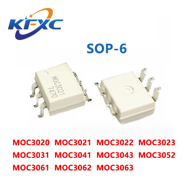 Optoacoplador-MOC3063-SOP-6-SOP-MOC3020-MOC3021-MOC3022-MOC3023-MOC3041 ...