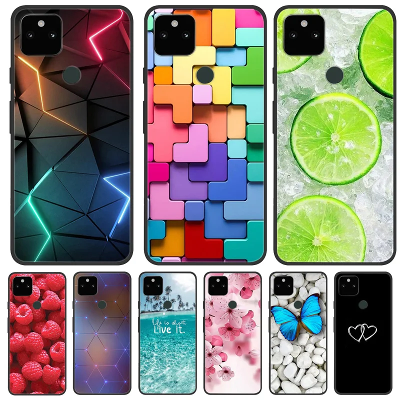 Case-For-Google-Pixel-5A-5G-Silicone-Soft-TPU-Back-Phone-Cover-For ...