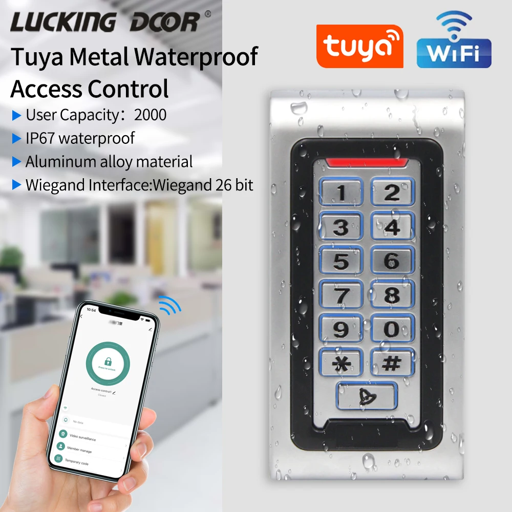 2-4G-WIFI-Tuya-App-IP68-Waterproof-Backlight-RFID-Door-Access-Control ...