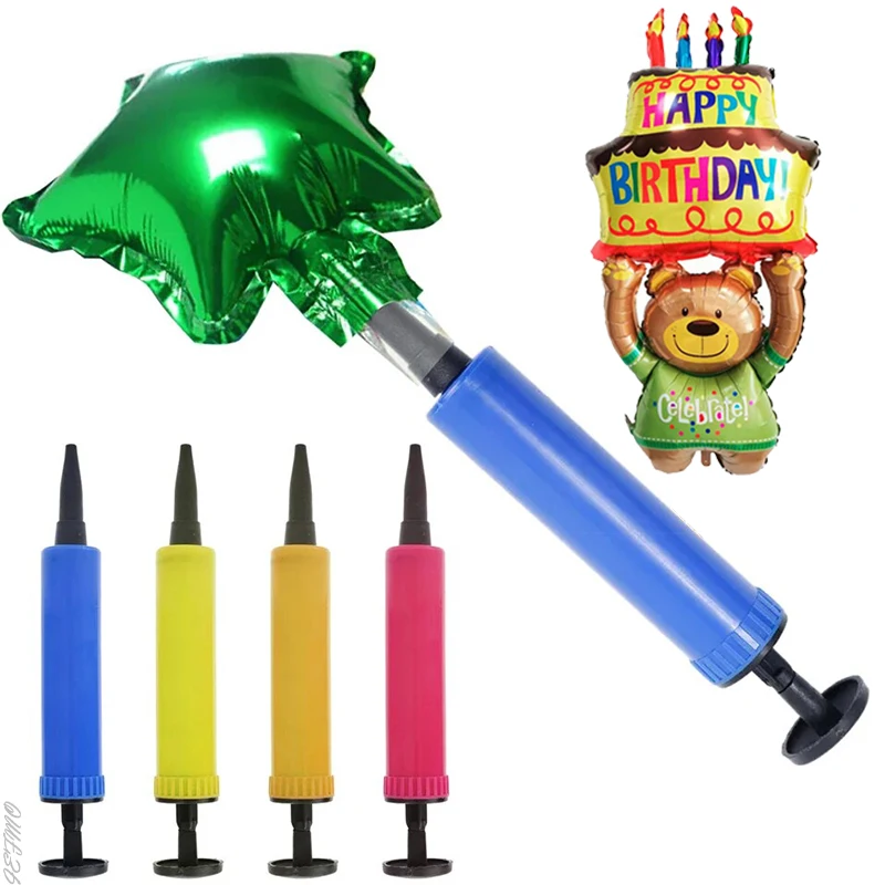 2-4Pcs-Hand-push-balloon-pump-plastic-balloon-pump-balloon-accessories ...