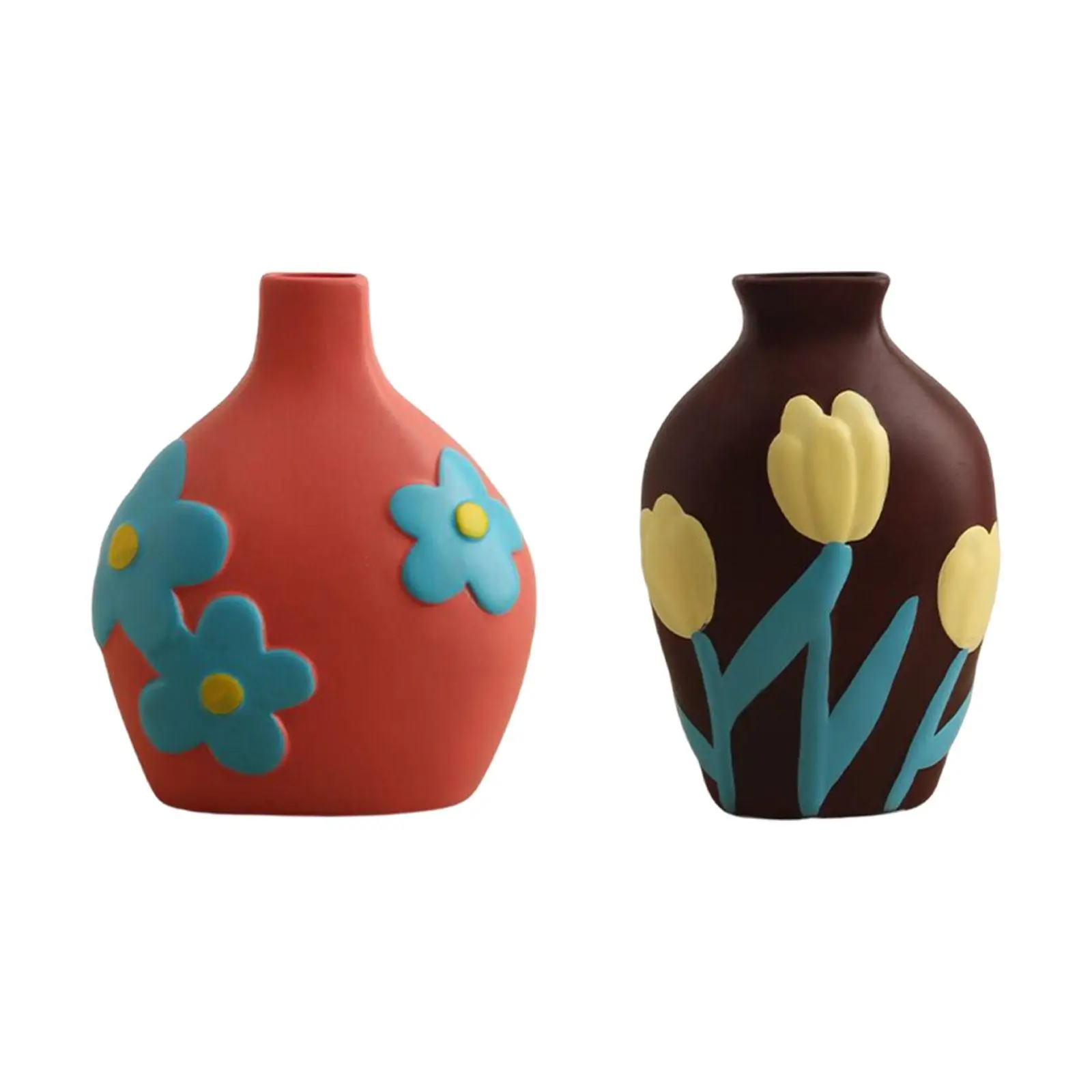 Clay Vase Painting Designs