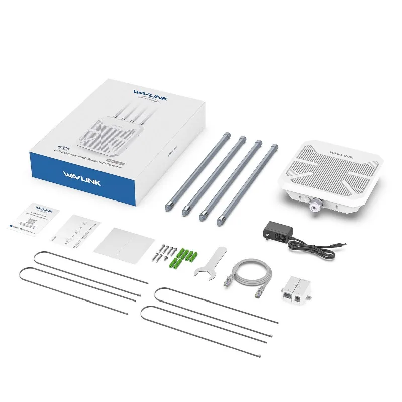 WAVLINK-AERIAL-AX1800-HD6-Outdoor-WiFi-AP-Dual-Band-2-4GHhz-5GHz-Long ...