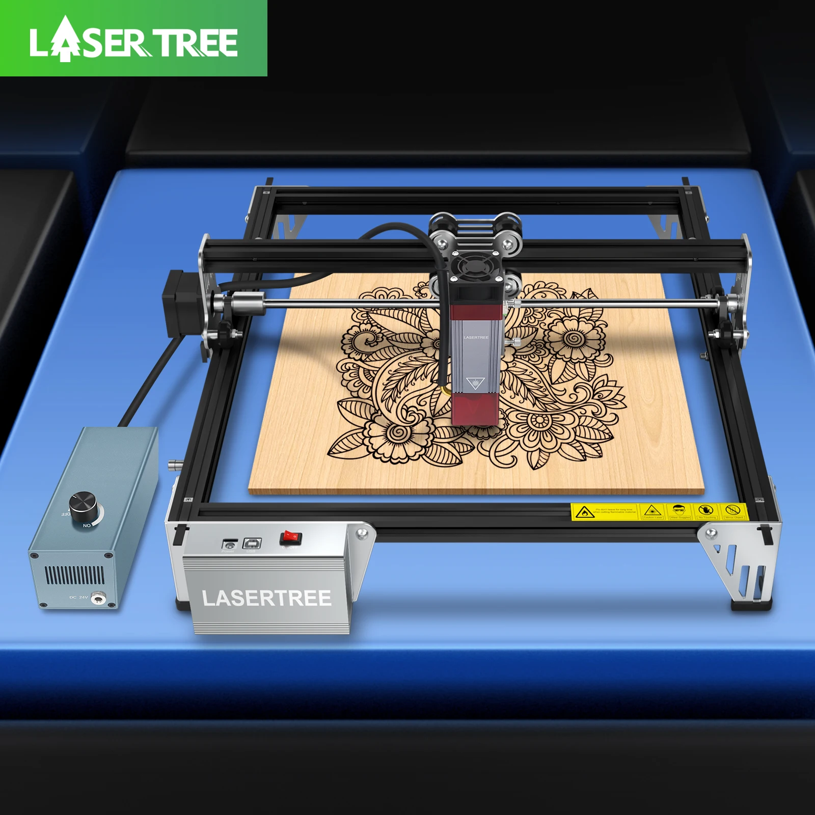 LASER-TREE-K1-Mini-Laser-Engraver-With-10W-Laser-Module-450nm-Blue ...