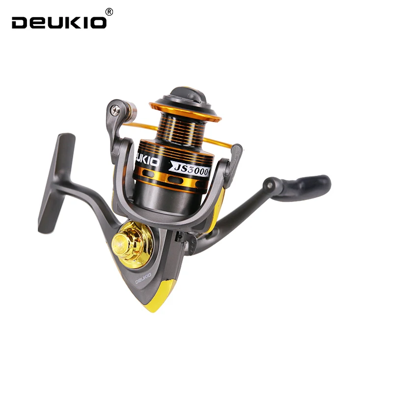 DEUKIO New Golden 1000~7000 5.2:1 Gear Ratio,18LB Max Drag Metal Spool ...