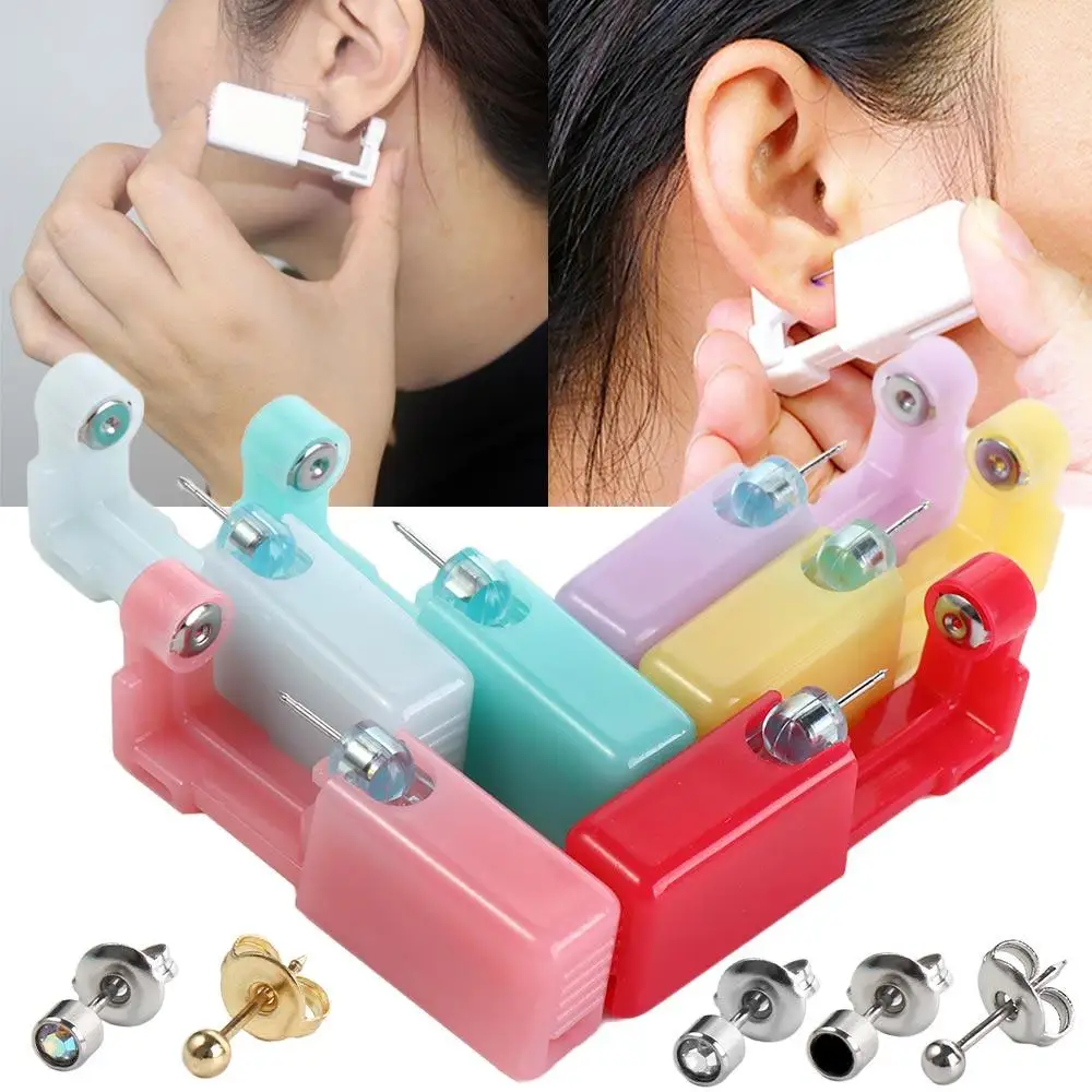 With Ear Studs Sterile Tragus Ear Cartilage Nose Helix Piercing Earring ...