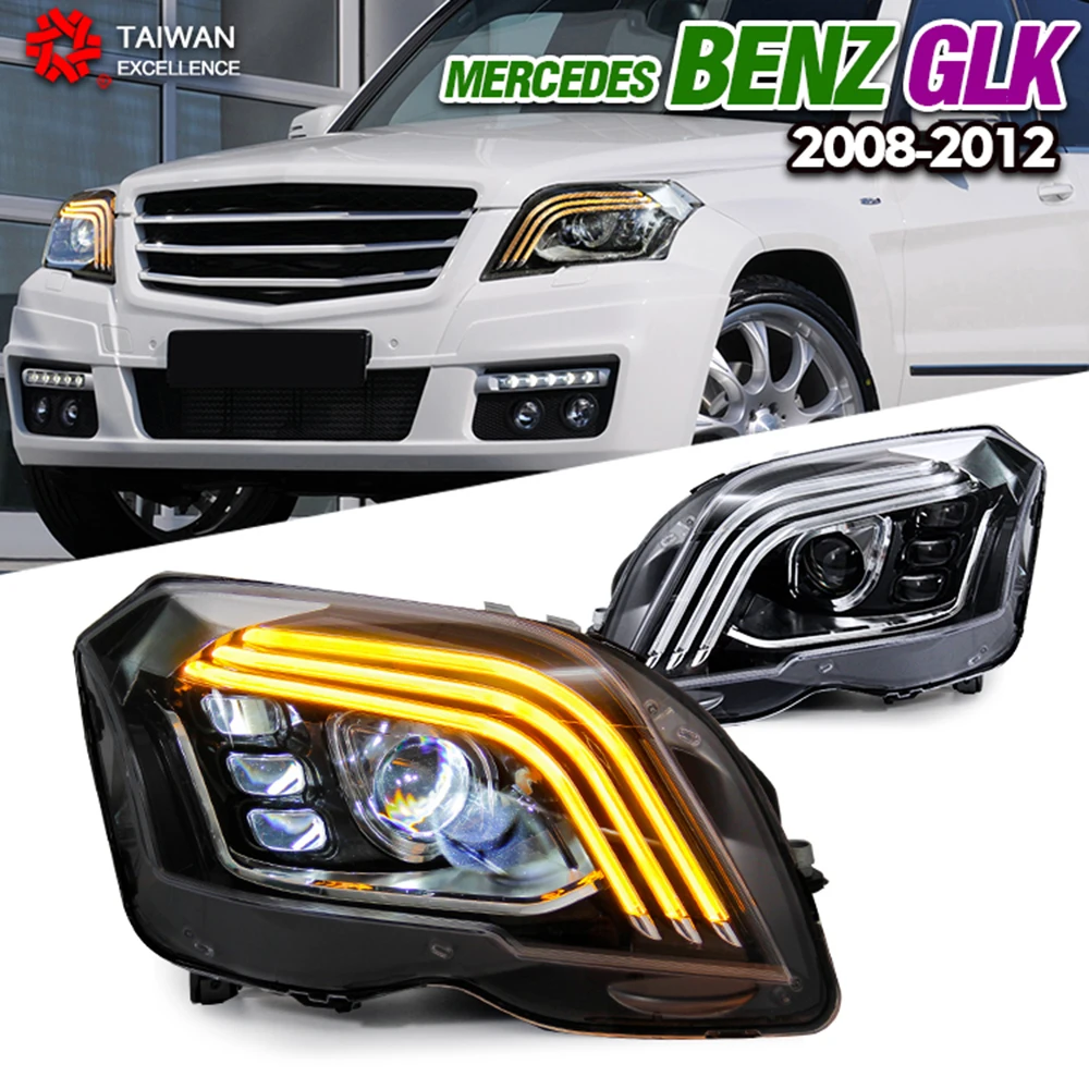 DEPO-For-Mercedes-GLK-Headlight-2008-2012-LED-Car-Lights-2-PCS-Auto ...