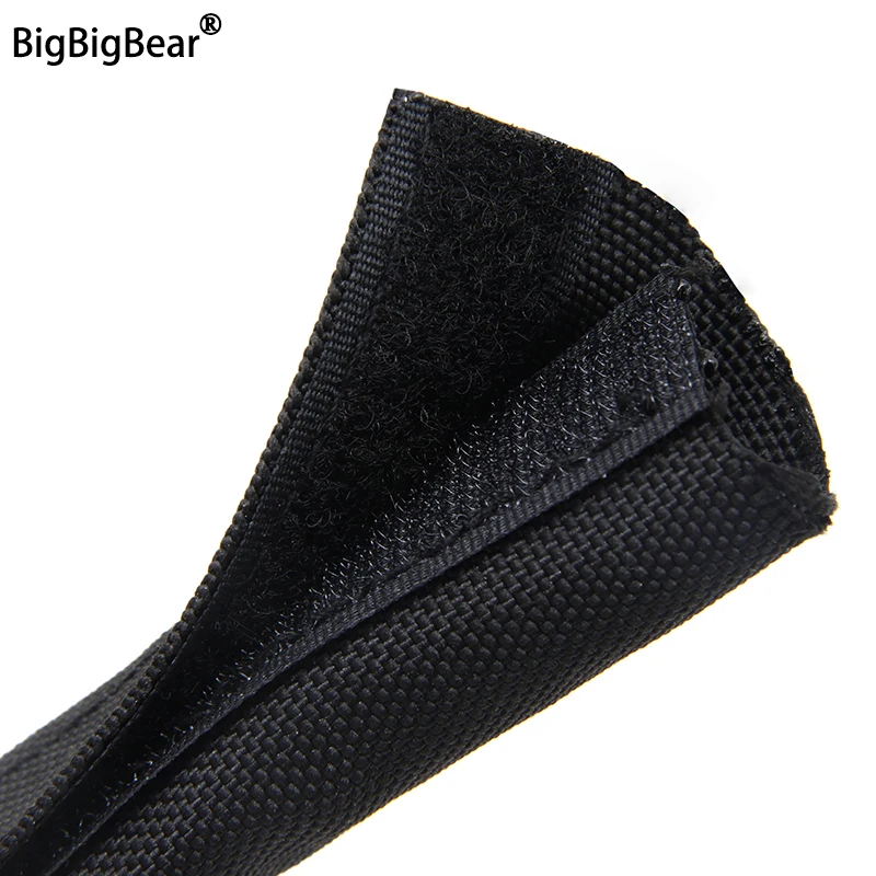 1/3/5m Cable Sleeve Adhesive Grommet 16mm-100mm Nylon Braided Flexible ...