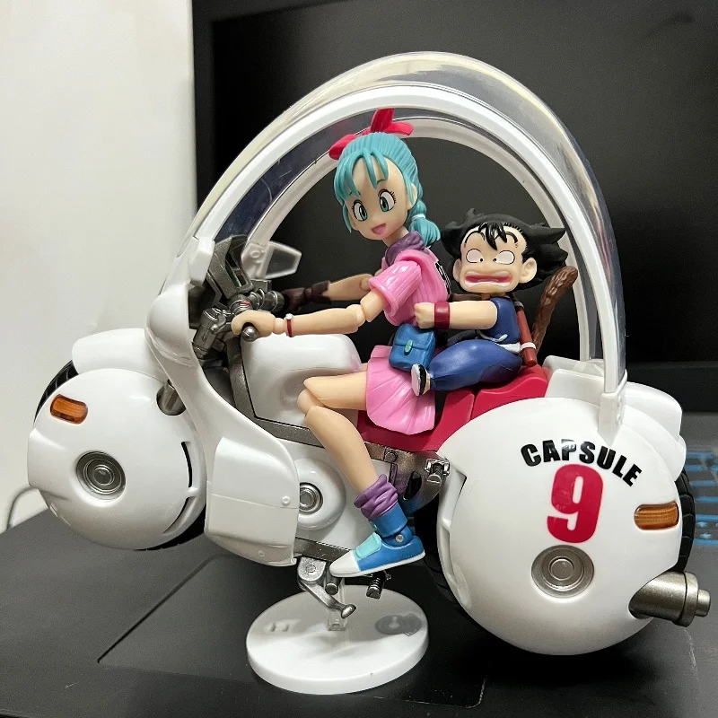 Shf-dragon-ball-motocicleta-menina-bulma-goku-figura-de-a-o-no-9-c ...