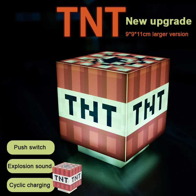 TNT Light with Official Game Sounds Handheld Night Light & Fun ...