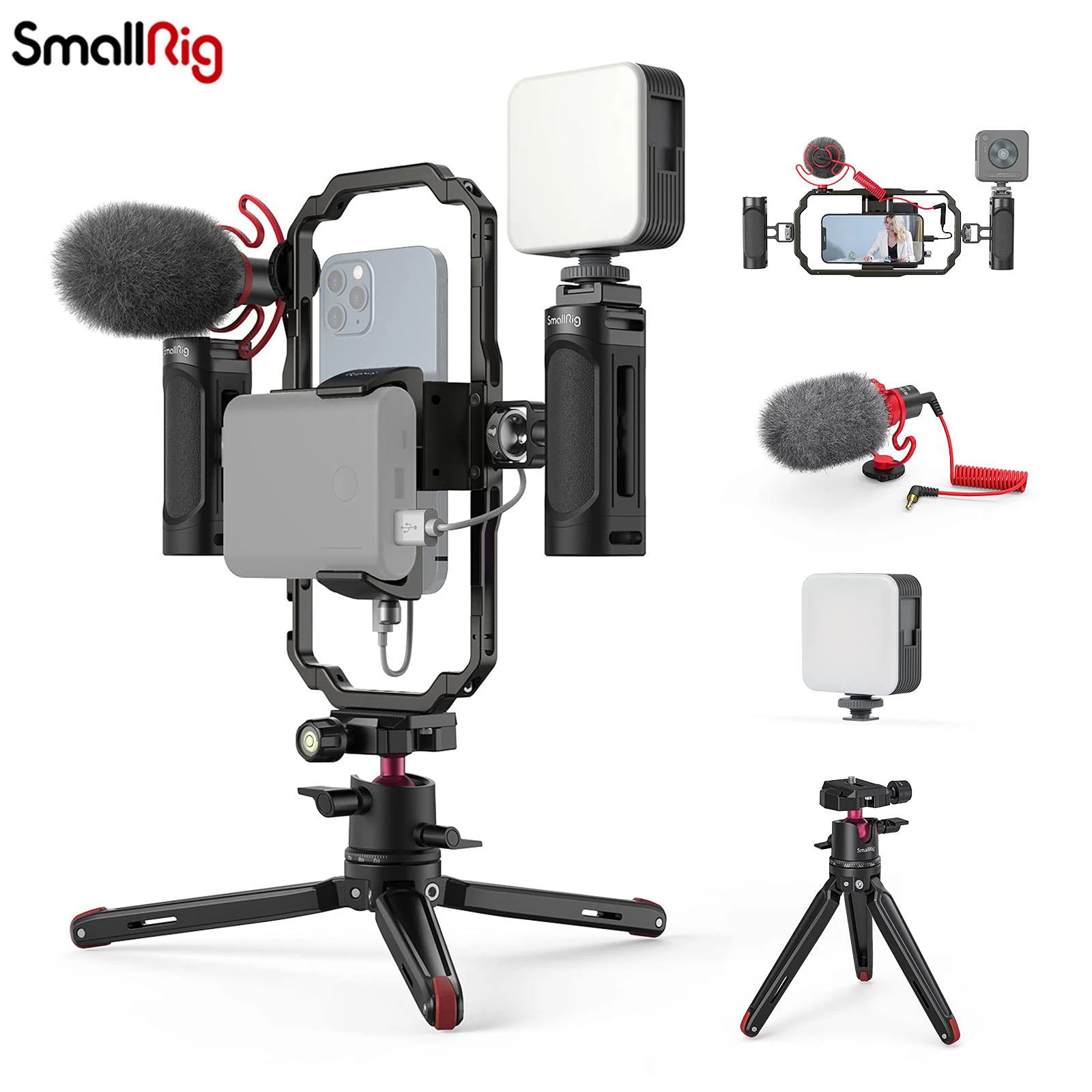 SmallRig-Universal-Mobile-Phone-Vlog-Kit-Video-Rig-com-al-a-trip-para ...