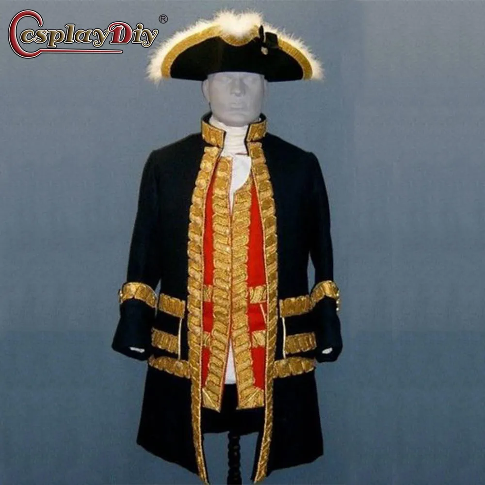 Cosplaydiy-Marquis-Military-Uniform-Costume-With-Hat-Adult-Mens-Empire ...