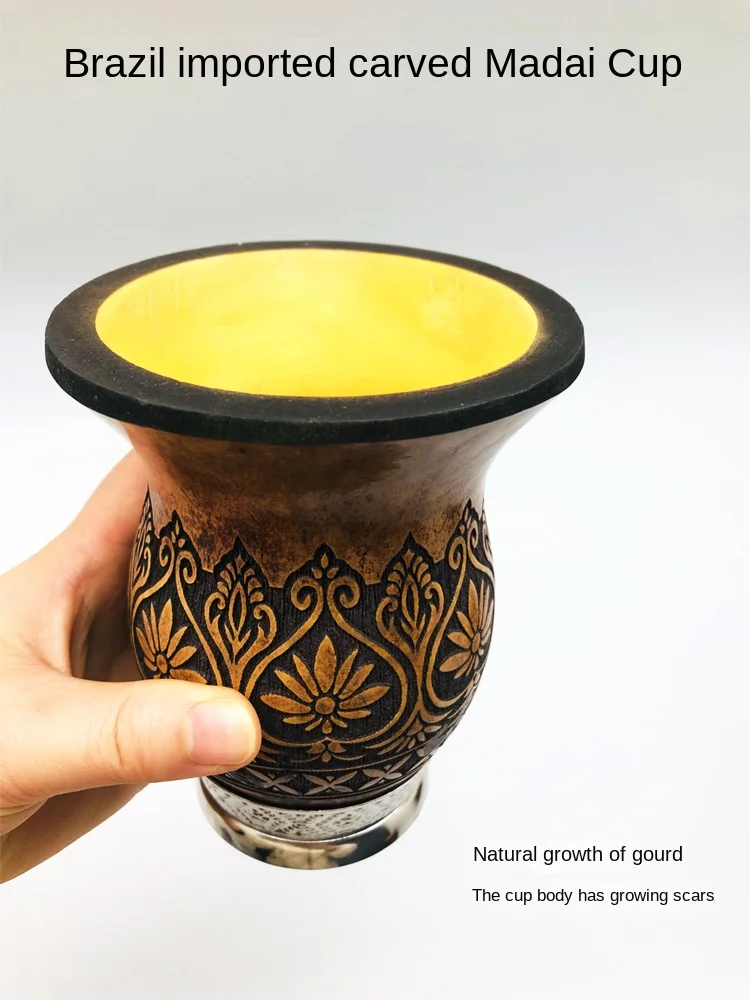 Messi-s-Same-Madeira-Tea-Cup-Imported-From-Brazil-with-Gourd-Cup ...