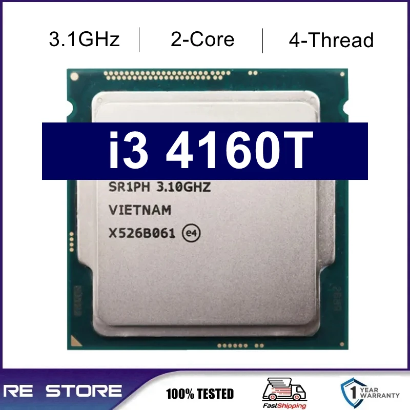 Used-Core-i3-4160T-3-1GHz-3MB-5GT-s-LGA-1150-CPU-Processor-SR1PH-H81 ...