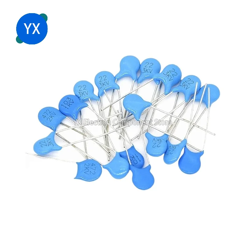 100PCS 고전압 세라믹 커패시터 3KV 1KV 2KV 102M 103M 104M 152M 221M 222M 332M 472M ...