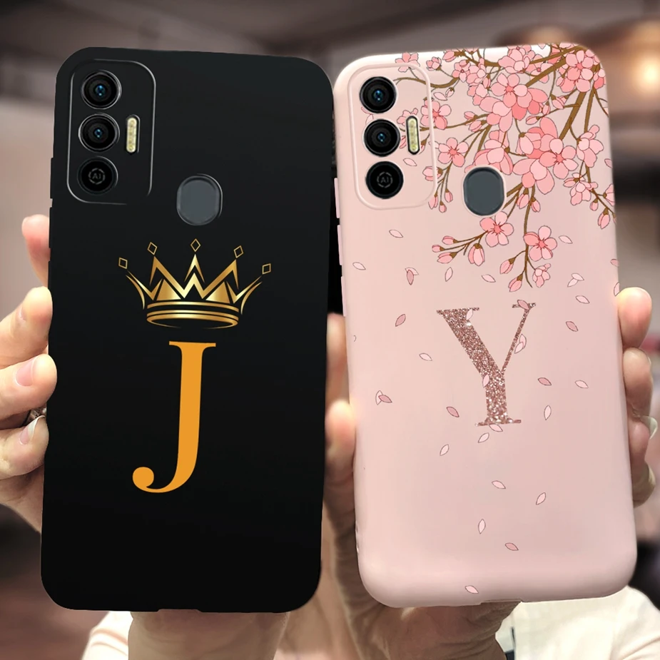 For-Tecno-Spark-7-Case-KF6-KF6j-New-Fashion-Letters-Cover-For-Tecno ...