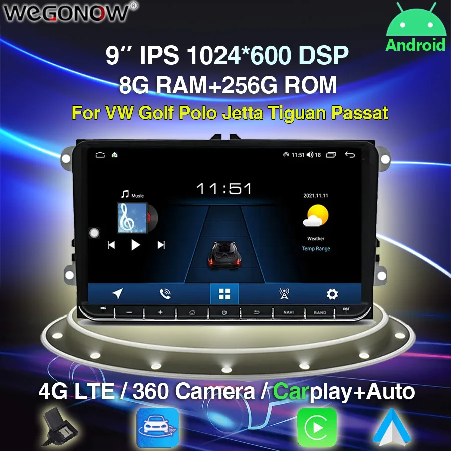 Reproductor-multimedia-con-pantalla-IPS-y-navegaci-n-GPS-para-Volkswagen-Radio-de-coche-con ...