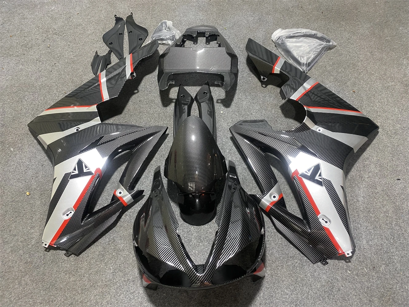 Motorcycle-Shell-Fairing-Set-For-Daytona-Triumph-675R-675-2009-2010 ...