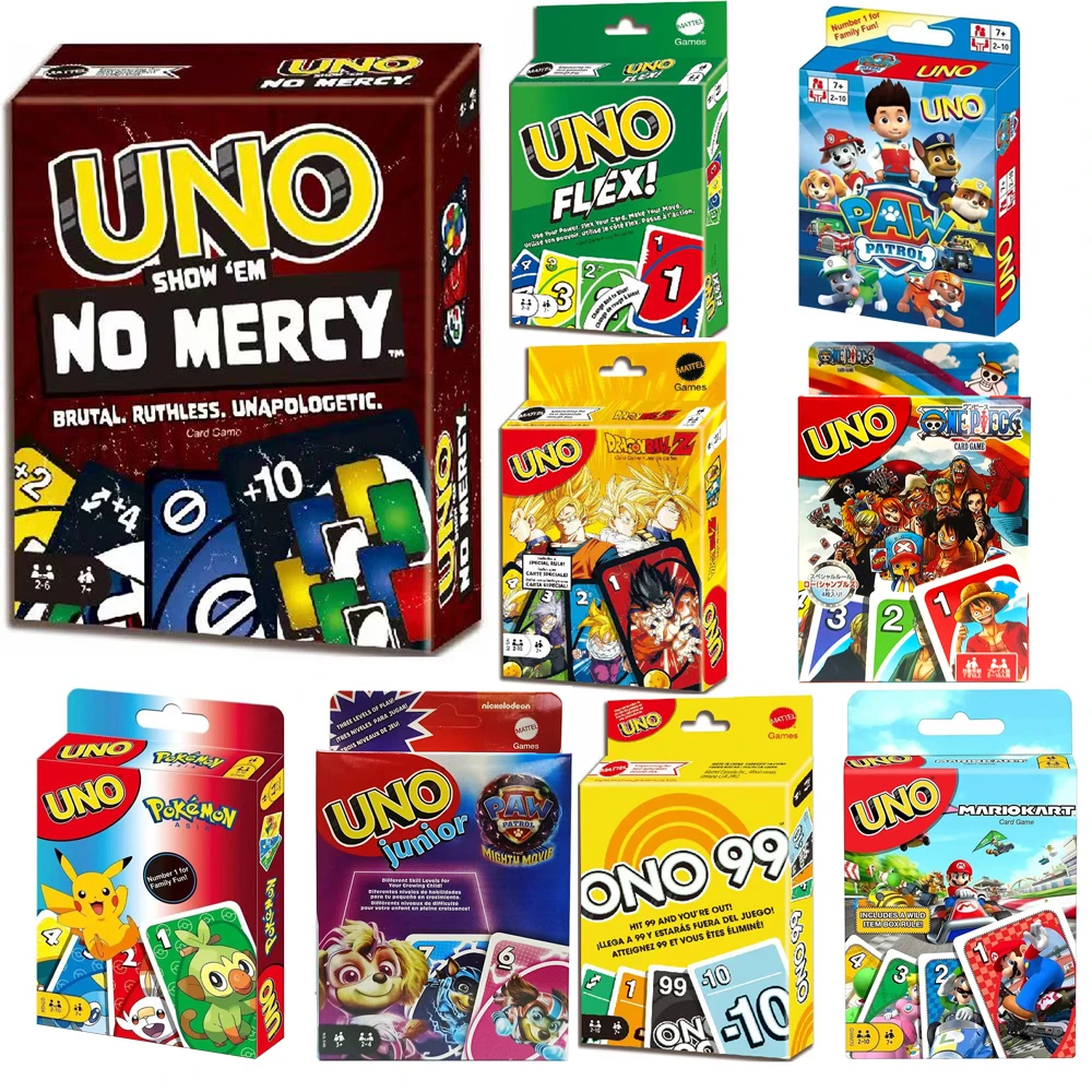 UNO-Anime-UNO-Card-Game-No-Merccy-Entretenimento-Familiar-Jogo-de ...