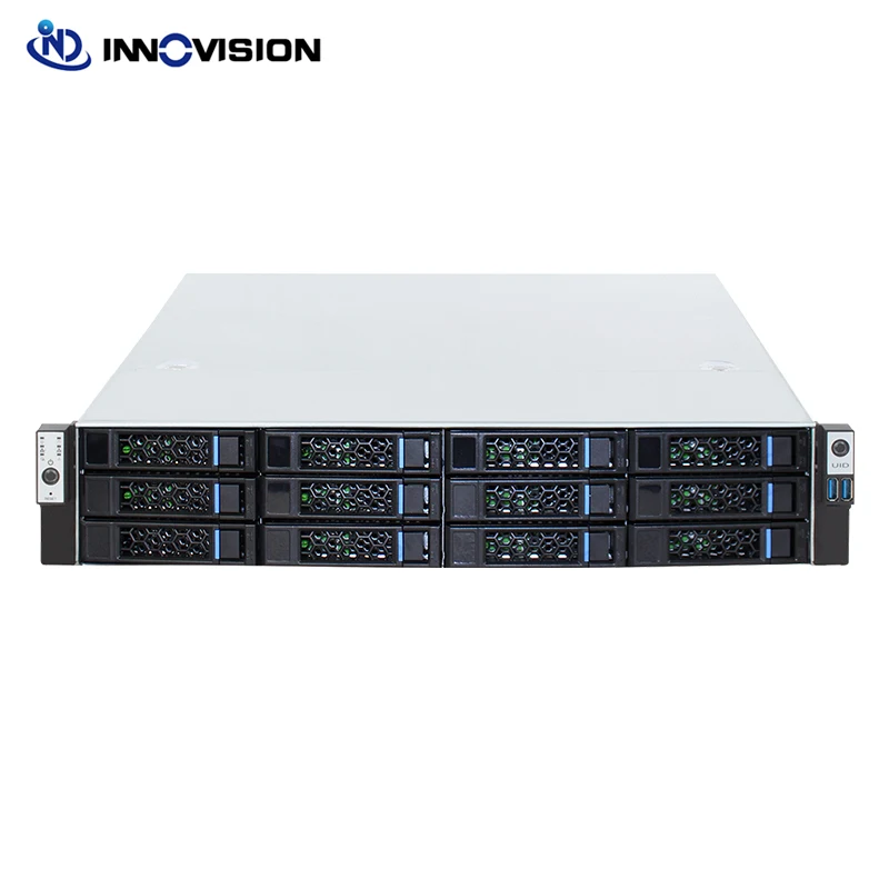 Customzied-2U-12bays-rack-Dual-GPU-Slots-AI-Storage-Server-Barebone ...