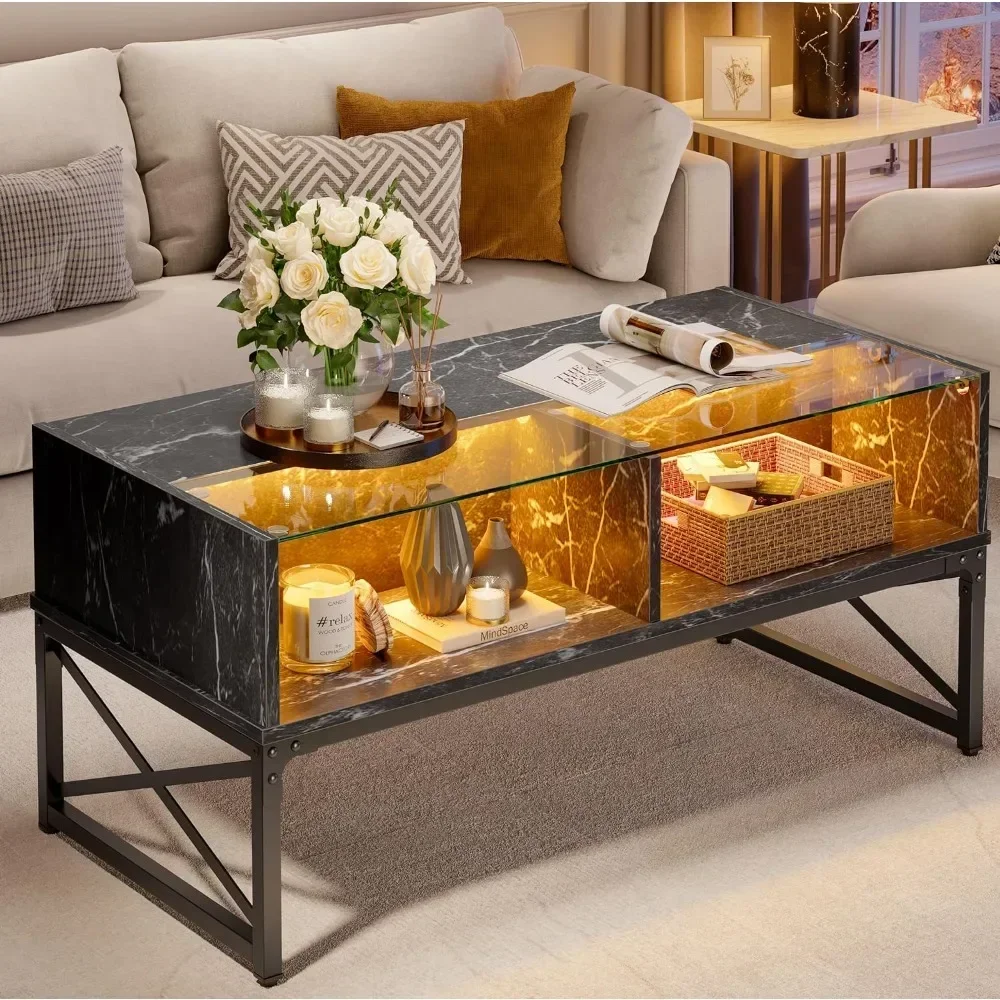 LED-Coffee-Table-42-Inch-Large-Living-Room-Center-Tables-Smart-Gaming ...