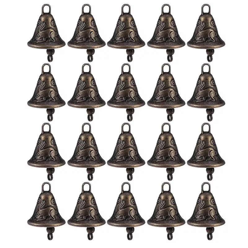 20Pcs Alloy Bells Vintage Bells for Crafts Metal Bells for Crafts Small ...