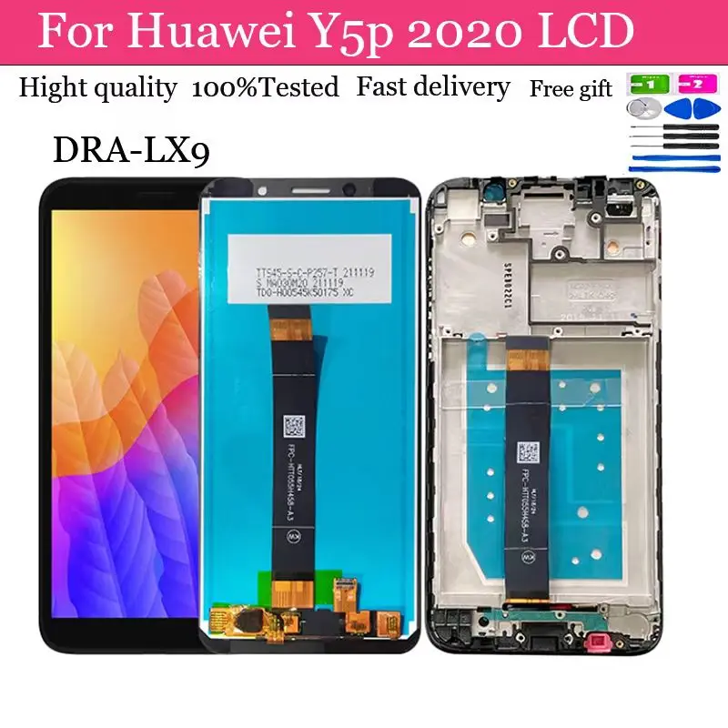 For Huawei Y5P（2020）LCD Display Touch Screen Digitizer Replacement DRA ...