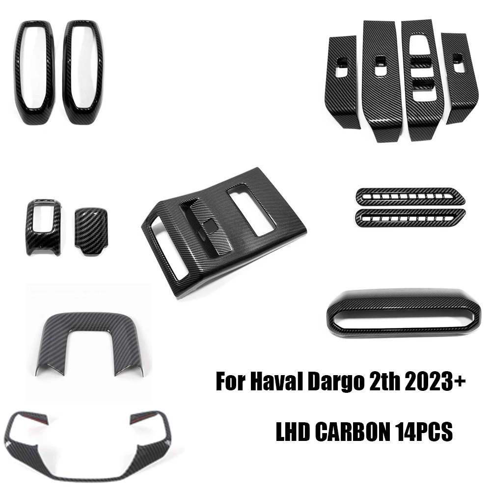 LHD For Haval Dargo 2th 2023 2024 Carbon Car window rise switch ...
