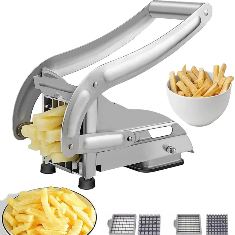 Potato-Strip-Cutter-Household-Stainless-Steel-Hand-Pressure-Machine ...